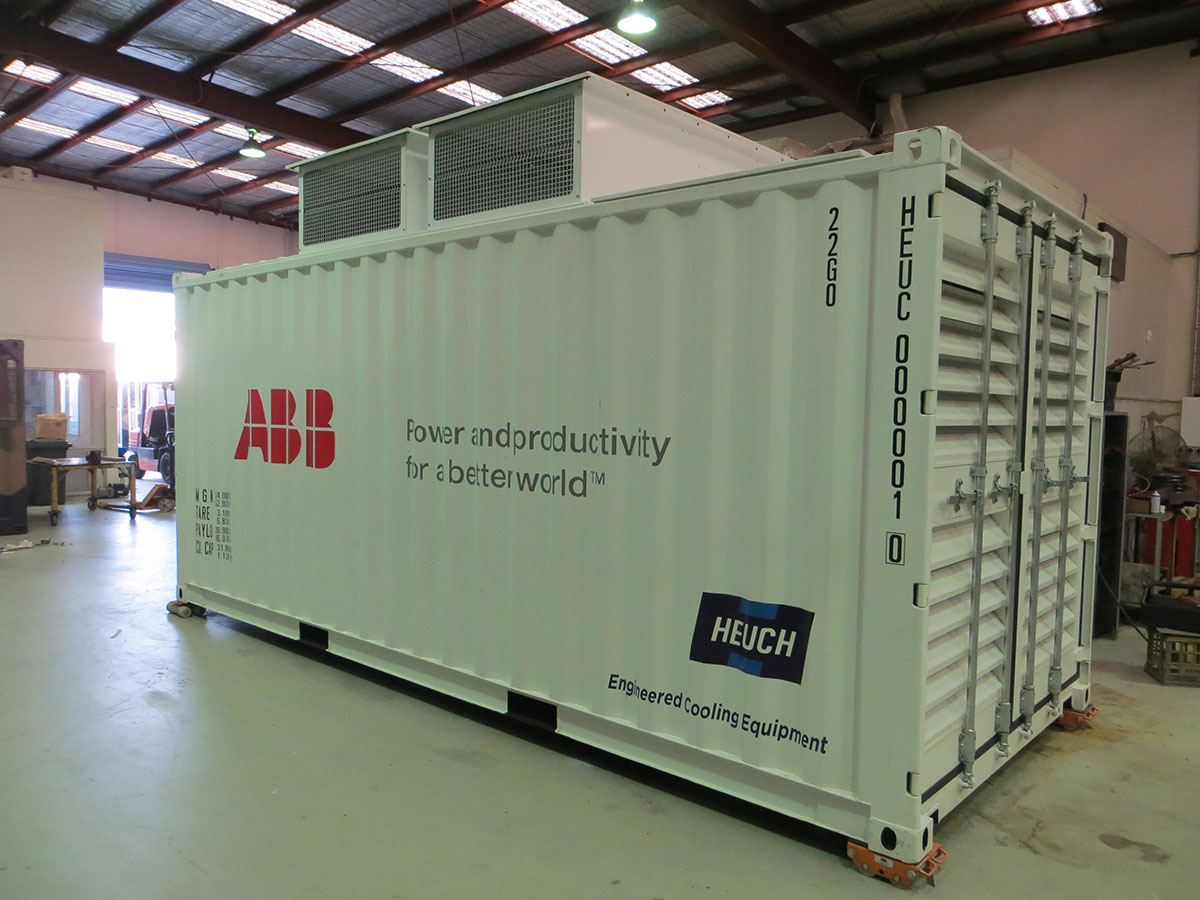 ABB - Containerised Drive Chiller | Heuch Cooling Solutions